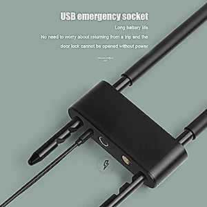 Theft U Lock, Aluminum Alloy Material, U‑Shaped Lock, Shops for Offices Houses Companies