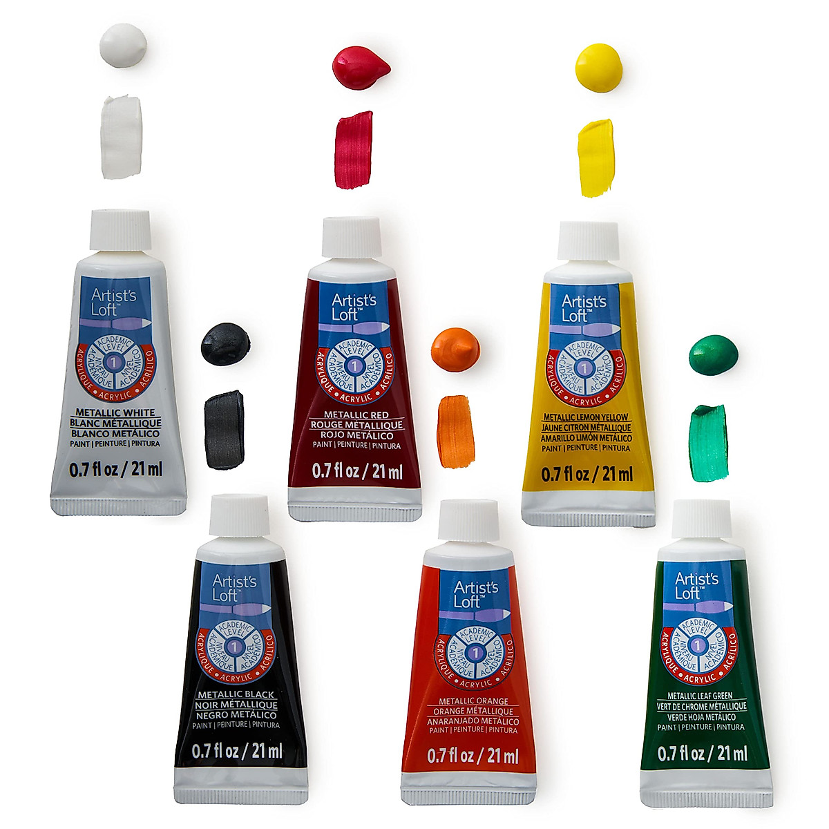 Artist's Loft Metallic Acrylic Paint Set (12 Piece, Metallic Acrylic)