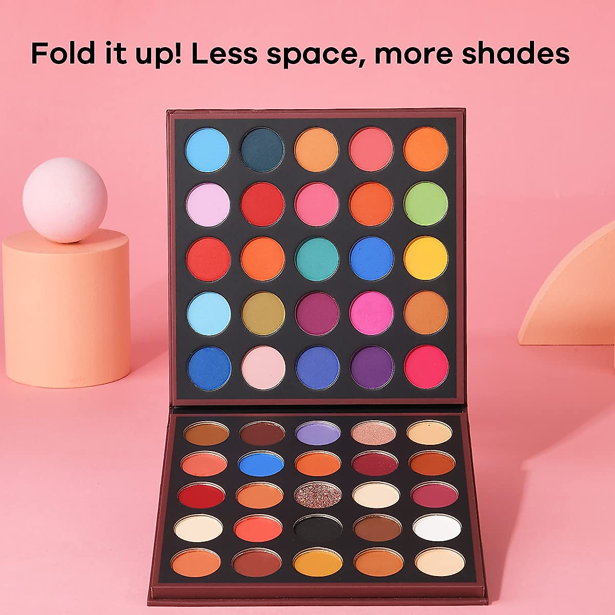 EYESEEK Eyeshadow Palette Matte 50 Colors High Pigmented Colorful Eyeshadow Makeup Palette Shimmer Bright Color Eye Shadow Powder Easy To Blend Long Lasting Waterproof Makeup Pallet #Neon