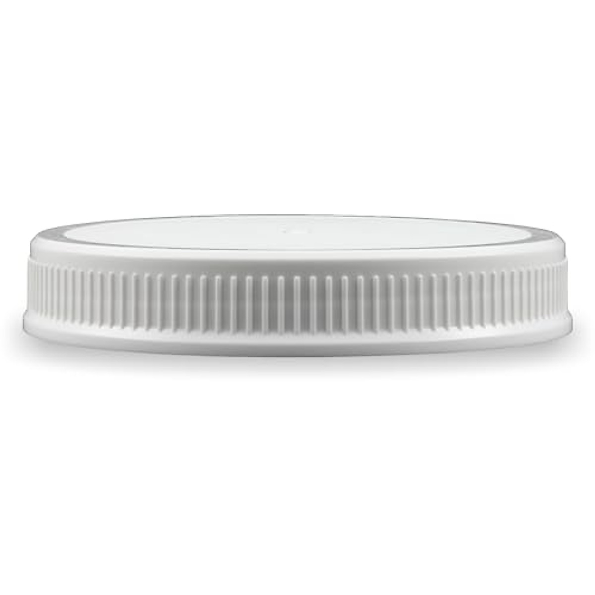 Carlisle FoodService Products Stor N' Pour Bottle Caps Lids with Stacking Ridge for Bar, Kitchen, And Restaurants, Plastic, 3.5 Inches, White, (Pack of 12)