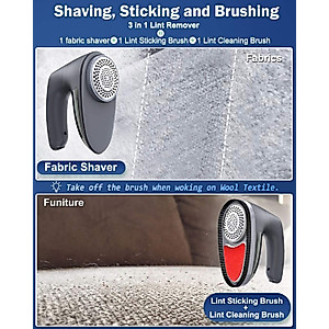 POPCHOSE Shower Steamers Aromatherapy - Fabric Shaver, Rechargeable Lint Remover with 6-Blades and Electrostatic Brush Stocking Stuffers Christmas Gifts for Women and Mom