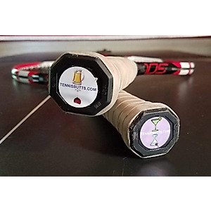 TennisButts The Original Fun Racket Decal That Starts Your Match Off with a Laugh! Perfect Tennis Gift (Martini or Margarita)