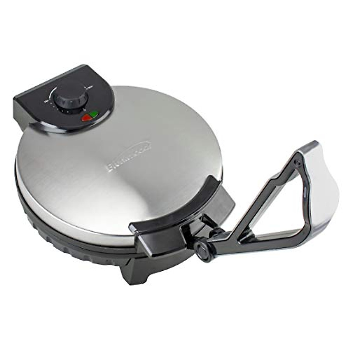 Brentwood TS-129 Stainless Steel Non-Stick Electric Tortilla Maker, 12-Inch