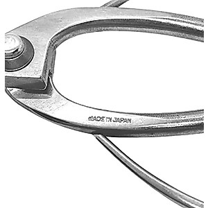 KAKURI Okubo Shears 7.8" (200 mm) Bonsai Scissors Long Blade, Flower Arranging Scissors, Japanese Stainless Steel, Silver, Made in JAPAN