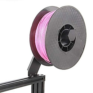 Zeberoxyz 3D Filament Rack Spool Holder Bracket Used for Material TPU/PLA/ABS/Nylon/Wood 0.5KG 1KG for 3D Printer CR-10 (Spool)