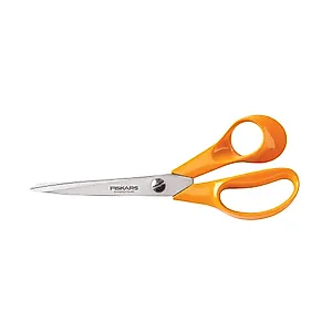 Fiskars 01-005437 Heritage Seamstress Scissors, 8 Inch, Orange , White