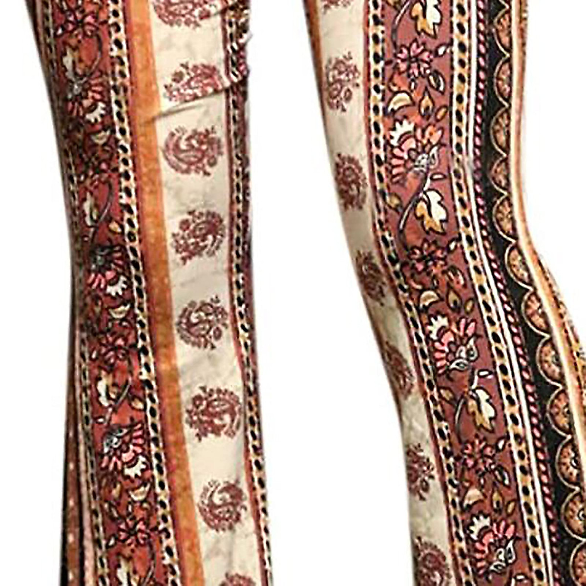 Pant Big and Tight-Fitting Bell-Bottom Summer Retro Hip Spring Women Womens Pants Color Casual Tie Waist Yoga Pants Orange