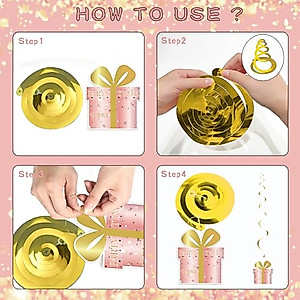 36PCS Pink Rose Gold 13th Birthday Decorations Hanging Swirls for Girls, Happy 13th Birthday Party Supplies Vintage 2012 Foil Swirls,Thirteen Years Old Birthday Ceiling Hanging Decorations Party Decor