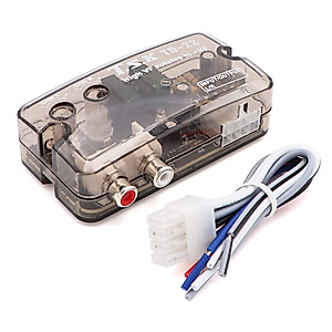 Car Stereo Audio Speak Delay Signal Hi-Low Converter for Auto Amp Subwoofer Amplifier CD Player High to Low Adapter Line Output Converter