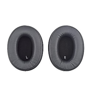 Replacement Ear Pads Compatible with Audio-Technica ATH-SR9 ATH-DSR9BT ATH-DSR7BT Headphones Ear Cushions, Headset Earpads, Soft Protein Leather Headset Ear Covers Cups