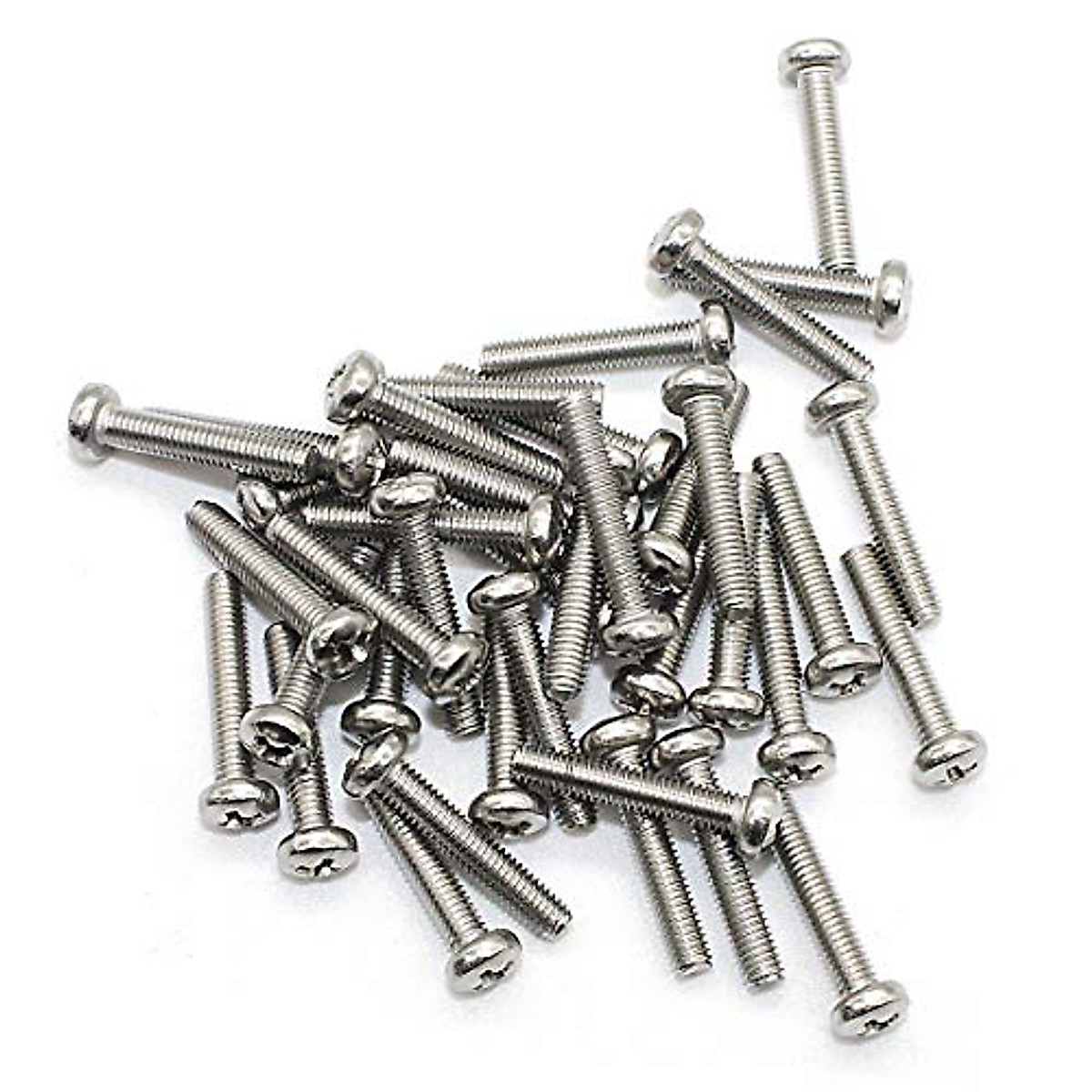 (100 pc) M4-0.7x16 mm Pan Head Phillips Machine Screws,18-8 Stainless Steel by Fullerkreg