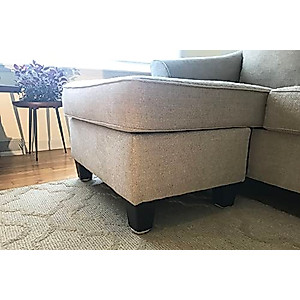 Shepherd Hardware 9454 2-1/2-Inch Round, Adhesive Slide Glide Furniture Sliders, 4-Pack , Beige