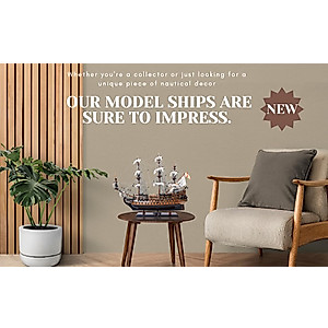 Old Modern Handicrafts San Felipe Medium Wooden Model Ship, Multi