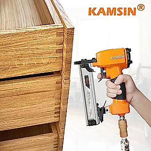 P625 23 Gauge Pneumatic Pin Nailer Accepts 3/8" to 1" Pin Nails, Headless Pinner/Pin Nail Gun for Cabinet, Windows, Doors, and Woodworking