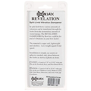 Bow Jax Revelation Limb Dampener (2 Pack), Green