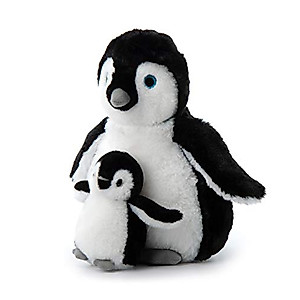 The Petting Zoo Softee Penguin Stuffed Animals, Mom and Baby, Gifts for Kids, Penguin Plush Toy 12 inches