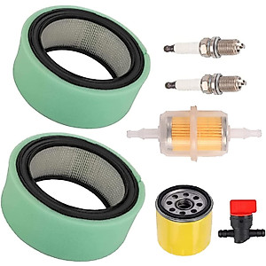 Hippotech 24-083-03-S 2408303 Air Filter Tune Up Kit with 24 083 02-S Pre Cleaner 52 050 02-S Oil Filter for Kohler 2408303 CV18-CV25 CH730-CH740 CV675-CV740 CH18-CH25 18HP-25HP Engine Lawn Mower