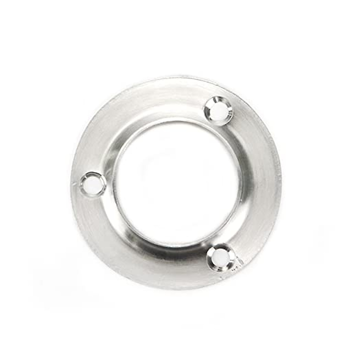Rannb Stainless Steel Closet Rod Flange Holder Shower Rod Flange Set Socket Bracket Support Fits 32mm/1.25" Rod - 8pcs