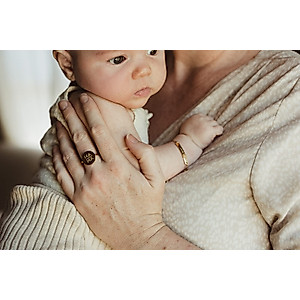 to: little arrows Mama Ring for Birthday, Mother's Day, Anniversary (Silver - Size 7)