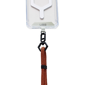 URBAN ARMOR GEAR UAG Phone Lanyard Wrist Strap 7mm Adjustable Paracord Wrist Lanyard for iPhone Cases Civilian Rust/Black