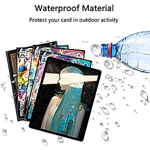 Card Sleeves 2 1/2 x 3 1/2 100 Photocard Protector Perfect for Double sleeving Small Japanese Sized Board Game Penny Sleeve for Sports Trading Kpop Poke Baseball,Magic,MTG Sleeves (Black-200pcs)