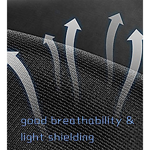 Perfitel Universal Bird Cage Cover(Black) Good Night Birdcage Cover Black-Out Birdcage Cover Durable Breathable Washable Material