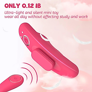 Remote Control Vibrator for Panties with Magnetic Clip, Sex Toys Butterfly Vibrators for Women with 10 Vibration Modes, Waterproof Wearable Rose Vibrator Dildo for Couples