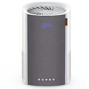 ECOWELL Air Purifiers for Bedroom, H13 HEPA Air Purifiers for Home Office Living Room, Air Filter Air Cleaner for Pet Dander Odors Smoke Pollen Dust, Small Air Purifier with 28dB Sleep Mode, EAP050