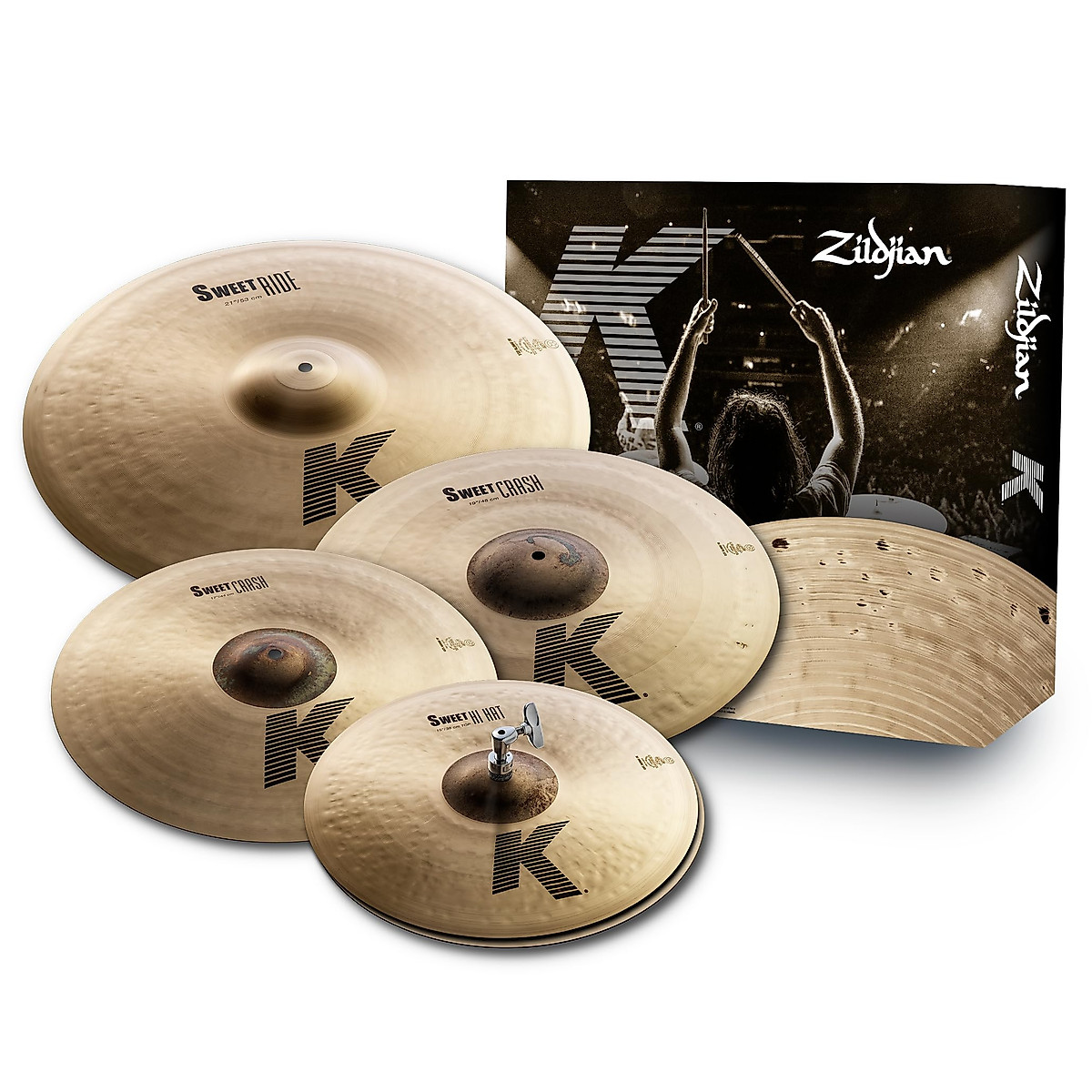 Zildjian K Sweet Cymbal Set - 15/17/19/21 inch