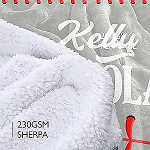 Baseball Mama Leopard Lace Mom Grey Personalized Sherpa Blanket Hoodie Wearable Blanket Oversized Hoodie Blanket Gift for Adult Women Men Teens