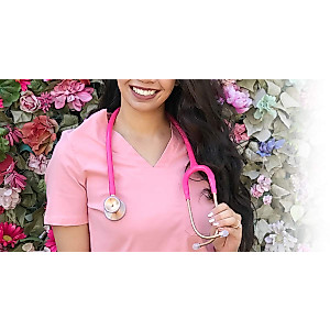 MDF Instruments, ProCardial Cardiology Stethoscope, Stainless Steel, Adult, Dual Head, Black Tube, Black Chestpiece-Headset, MDF797BO