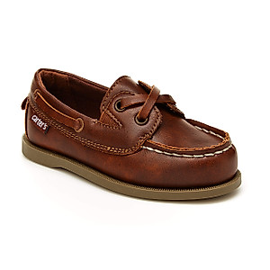 Carter's Boy's Bauk Dress Shoes, Light Brown, 3 Little Kid