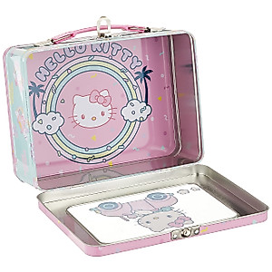 The Tin Box Company Hello Kitty XL Tin Lunchbox with Window , Pink