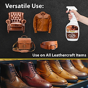 Fiebing's 4 Way Care Leather Conditioner 32oz spray for furniture, saddles, automobile upholstery, boots, shoes, handbags, etc