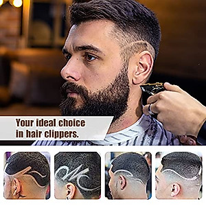 Ceenwes Zero Balde Hair Trimmer Pro T Outline Clippers T Blade Trimmer Cordless Zero Gapped Trimmer Professional Hair Clippers for Men