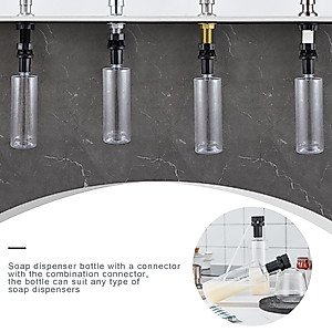 Updated Soap Dispenser Bottle for Kitchen Sink Bottle Replacement （500ML/17oz） DJS-ZYP-DJT-TM