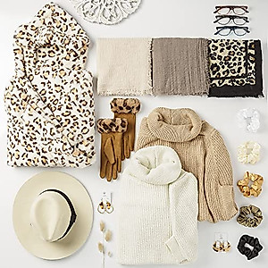 Tickled Pink Women's Classic Soft Solid Lightweight Oblong Scarf, Beige, One Size