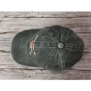 Hepandy Women Want Me Fish Fear Me Embroidered Washed Army Green Baseball Caps for Men, Embroidery Snapback Trucker Hat Adjustable Dad Hats Unisex