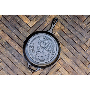 Lodge Cast Iron 10.25" Skillet with American Flag Design