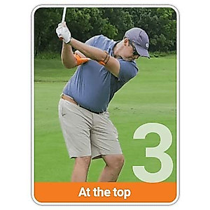 LC-1 Golf Swing Training Aid- Linear Compression Golf Practice & Golf Training Aid- Swing Trainer for Men & Women –Ingrain Proper Swing Mechanics Fast