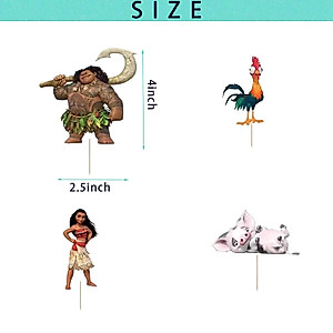 24pcs The ana Cupcake Toppers for Birthday Party Cake Decoration Supplies