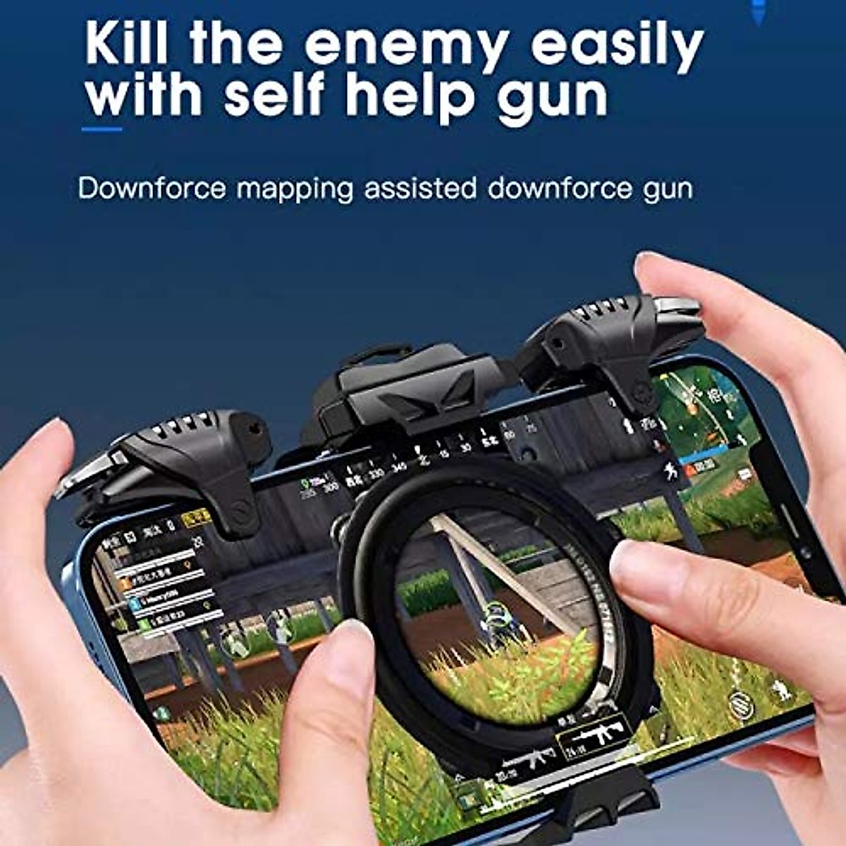 DDEHS Niversal Mobile Phone Game Cooler System Cooling Fan Gamepad Stand Radiator Gaming Controller Joystick Accessory for Smart Phone