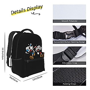 Cupx-Hear Backpacks for Adult Teen, Lightweight Laptop Backpack Large Space Hiking Backpack Travel Portable Backpack Waterproof Backpack Gifts Outdoor Sports Running Gym for Women and Men