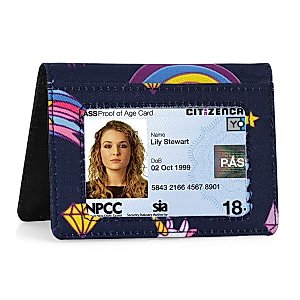KAMO Slim Minimalist Wallet - Front Pocket Wallets with ID Window Wallet for Men Women Lady Girl Teens