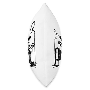 Drummers Gift Funny Cat Drumming Drummers Percussionists Musician Gift Throw Pillow, 18x18, Multicolor