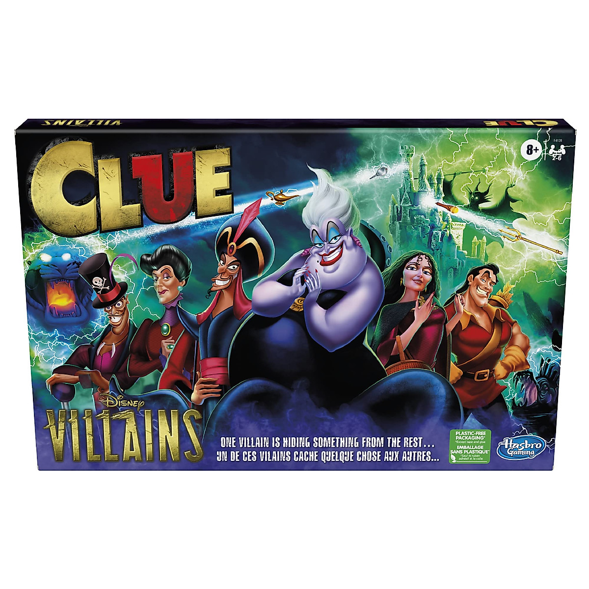 Hasbro Gaming Clue: Disney Villains Edition Board Game for Kids Ages 8+, 2-6 Players (Amazon Exclusive)
