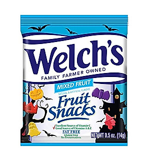 Welch's Halloween Fun Size Fruit Snacks, 0.5 Ounce, 85 Count