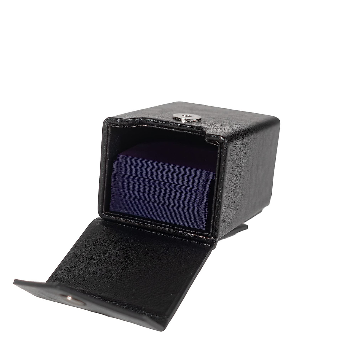 Yu'Gi Deck Box Replica, 80 Size, Hard Shell, Faux Leather, Belt Loop, Compatible with Yu-Gi-Oh!, Magic: The Gathering, Pokemon TCG, Cardfight!! Vanguard