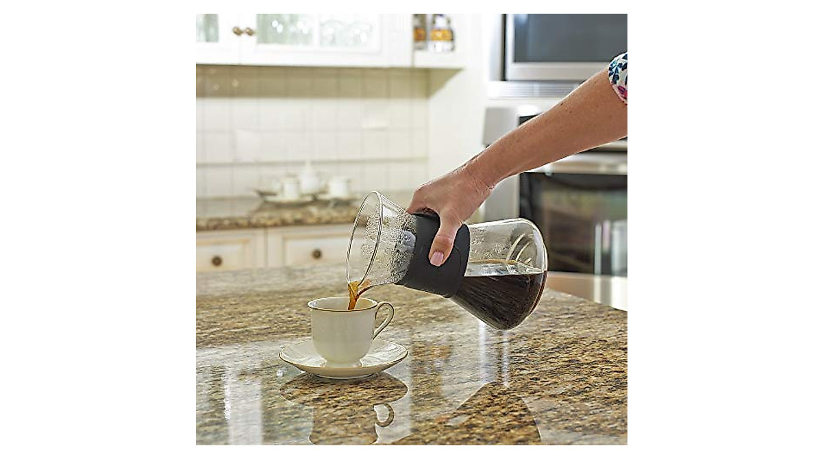 CAFE BREW Pour Over Coffee Maker - 40oz Premium Quality