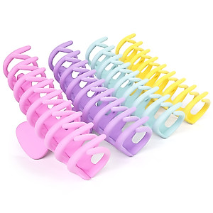 FRAMAR Large Hair Clips For Women – Hair Claw Clip Pack, Hair Clip Claw, Hair Claw Clips For Women, Jaw Clips For Hair, Large Hair Clips Claw, Pinzas Para El Cabello, Hair Clups, Hair Clios